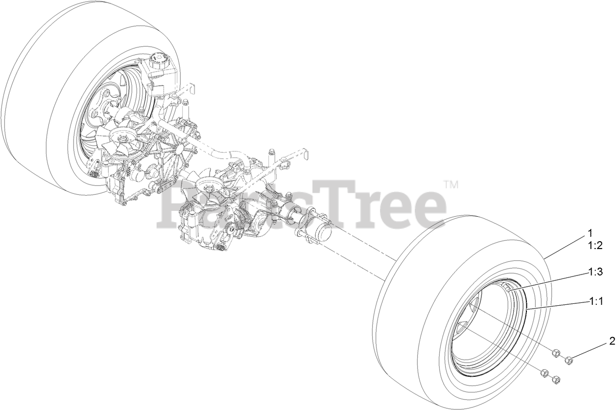 Exmark RAS730GKA603A3 - Exmark 60" Radius S-Series Zero-Turn Mower ...