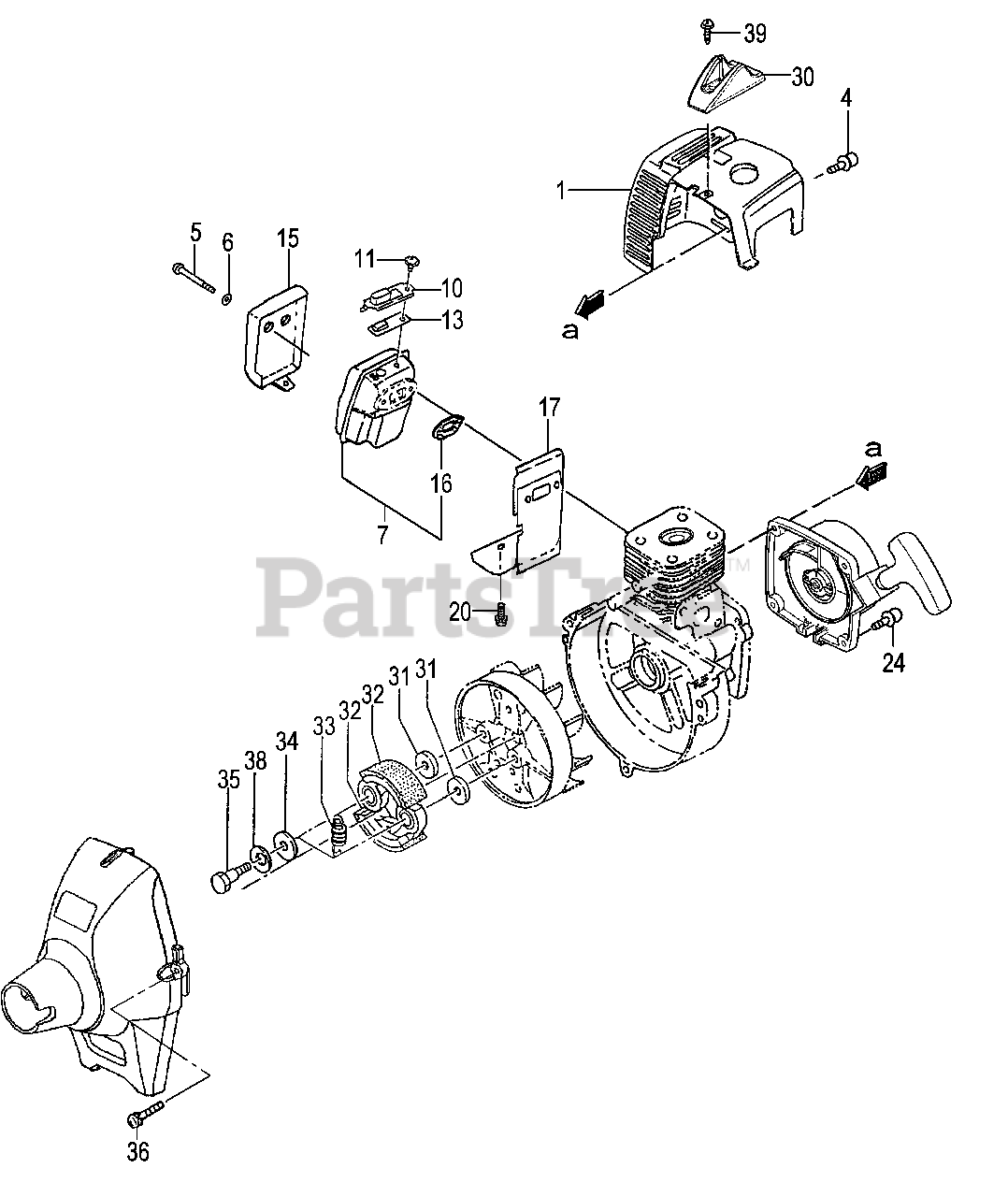 Tanaka TBC-250SF - Tanaka Smart Fit Multi-Tool Muffler, Clutch & Cover ...
