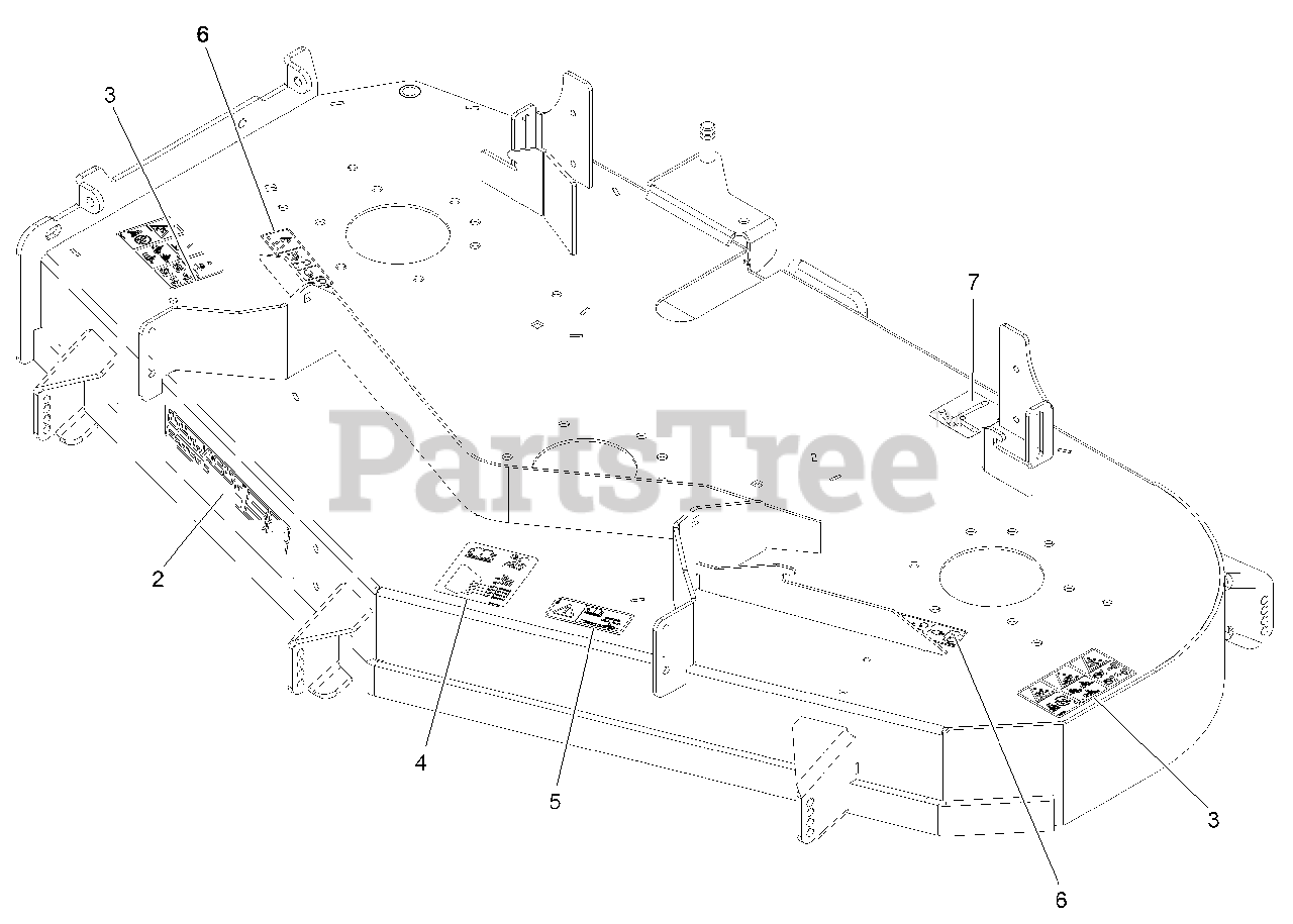Exmark RAE708GEM52300 - Exmark 52" Radius E-Series Zero-Turn Mower, Exmark 708 (SN: 404314159 ...