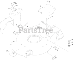 21381 - Toro 21" Super Recycler Walk-Behind Mower (SN: 403342070 ...