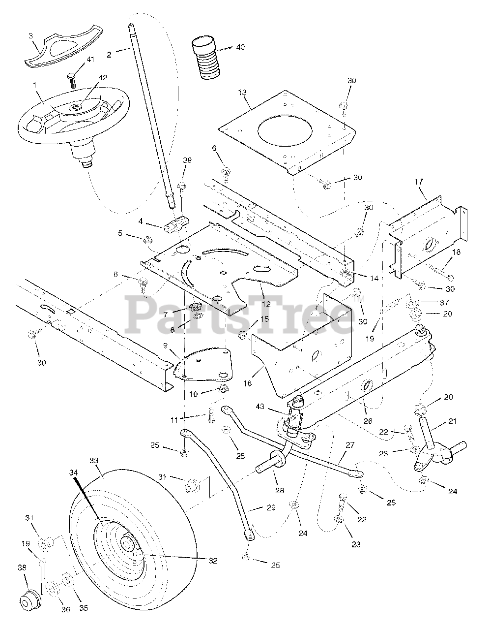 Hayter 13/30 (312002x11E) - Hayter Heritage 30" Lawn Tractor, Canada ...