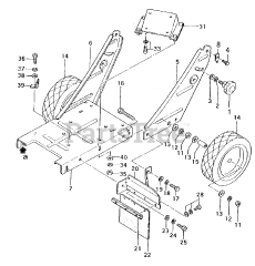 TLE-550 - Tanaka Walk-Behind Edger Parts Lookup with Diagrams | PartsTree