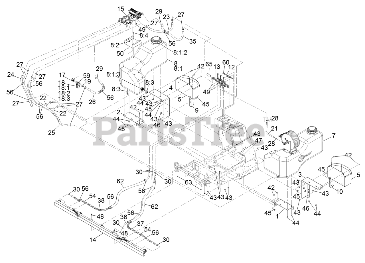 Exmark ZS5260 - Exmark Z-Spray Z-Max Stand-on Sprayer, 5 GPM Pump (SN ...