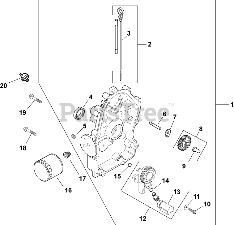 Kohler LH690-0013 - Kohler Aegis Engine, Made for Prochem, 26hp, 19.4kW ...