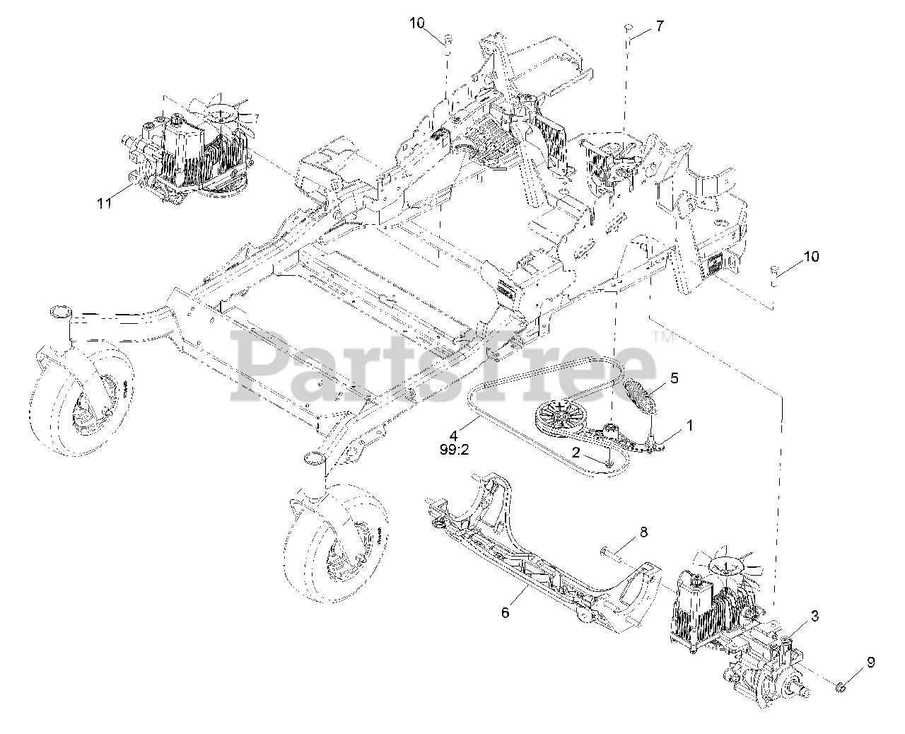 Exmark LZX801KA606 - Exmark 60" Lazer Z X-Series Zero-Turn Mower ...