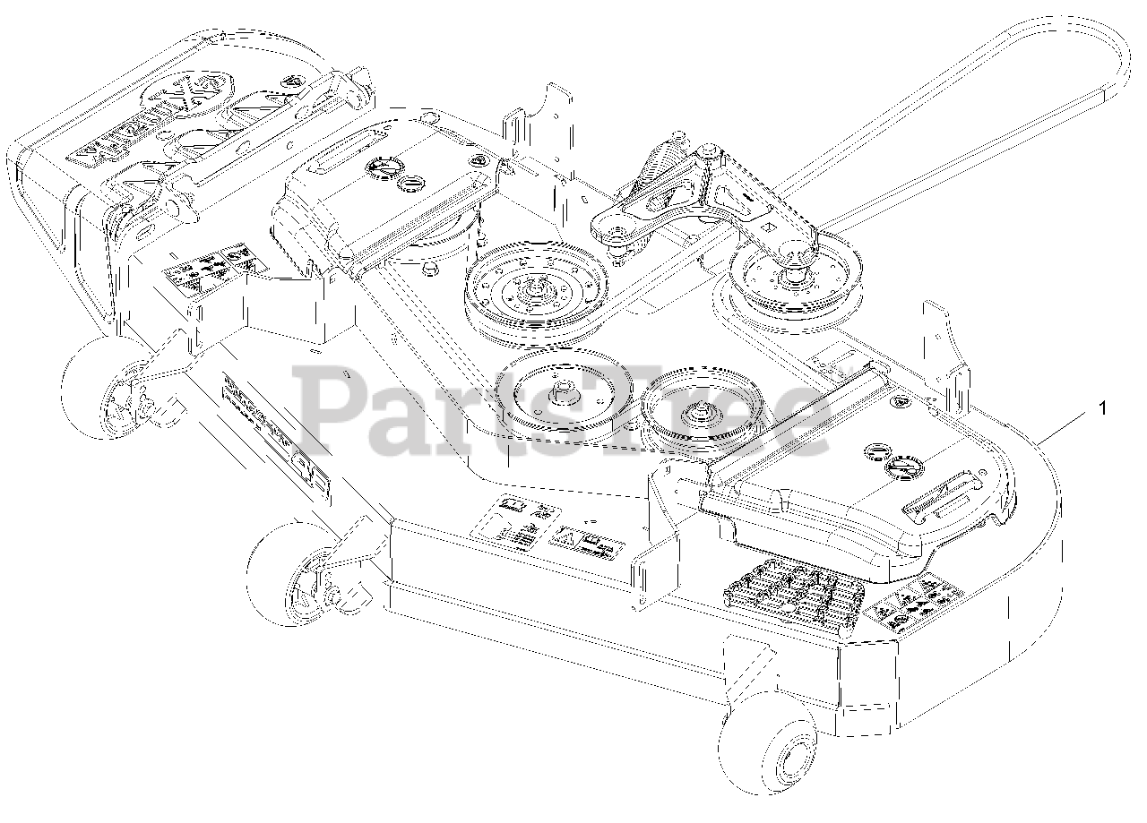 Exmark RAE708GEM48300 - Exmark 48" Radius E-Series Zero-Turn Mower ...