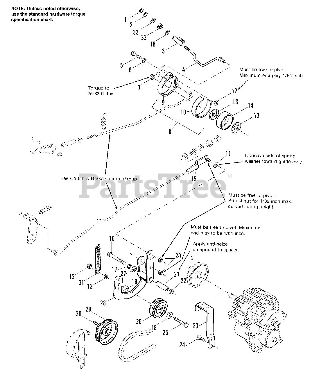 Simplicity 1692798 Simplicity Sovereign Garden Tractor 18hp Clutch