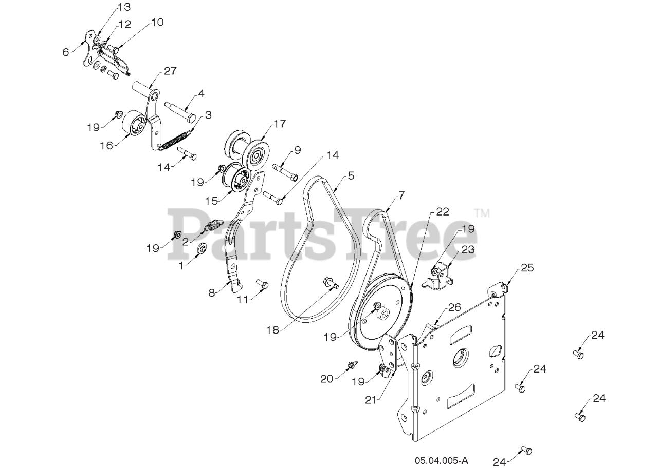 Husqvarna ST 224 P (961930122-04) - Husqvarna 24" Snow Blower (2019-03 ...