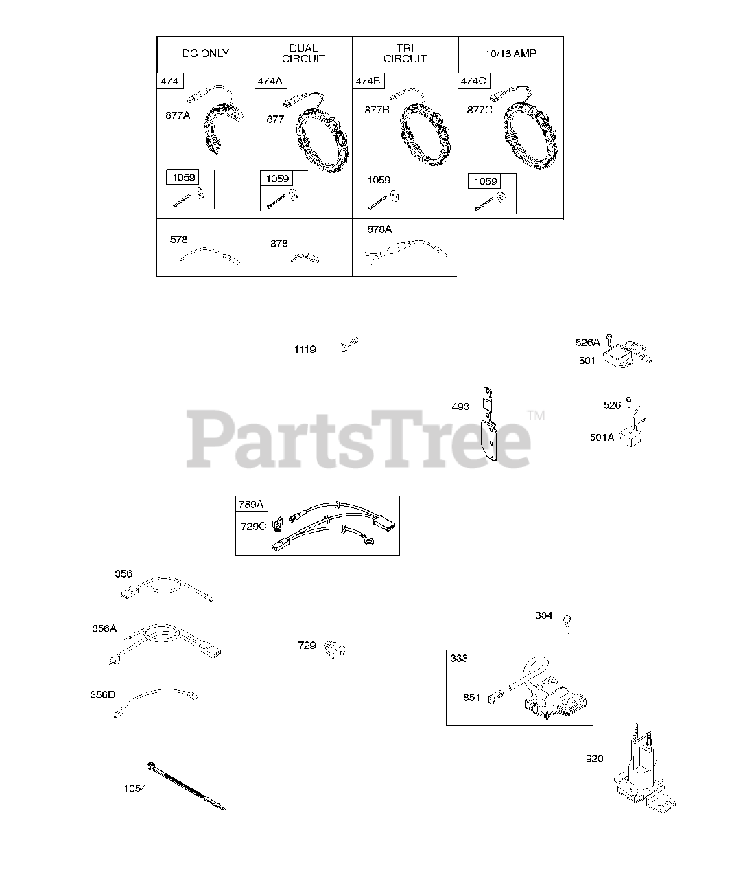 Briggs & Stratton 286707-0441-01 - Briggs & Stratton Vertical Engine ...
