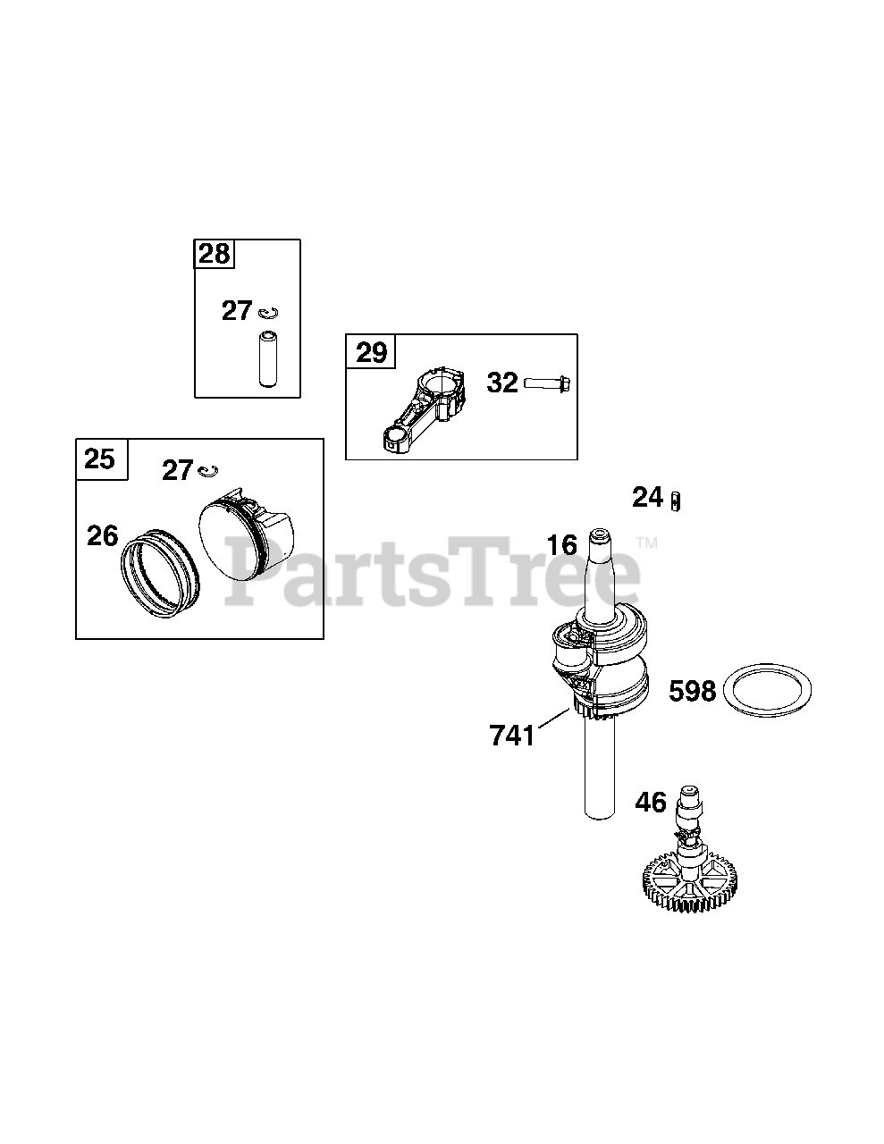 Briggs & Stratton 93J02-0166-F1 - Briggs & Stratton Vertical Engine ...