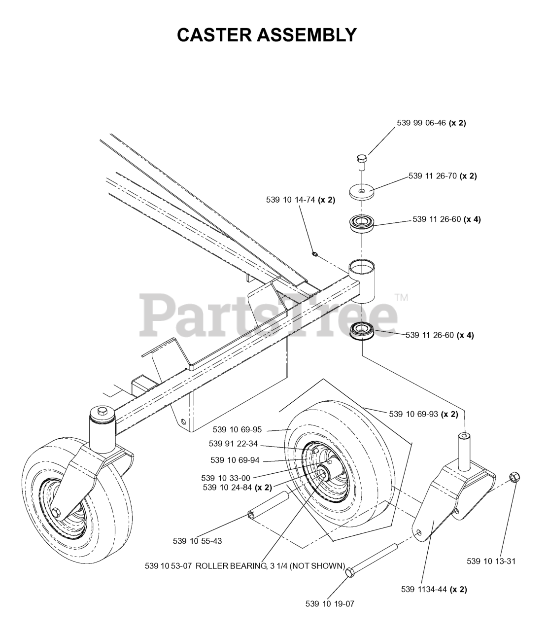 Husqvarna EZ 5424 (968999294) - Husqvarna 54" Zero-Turn Mower (2006-02 ...