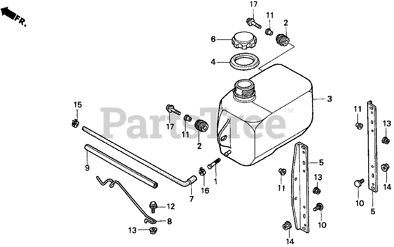 Honda H2113 HDA (MZBF) - Honda Harmony Lawn Tractor, Made in USA (SN ...