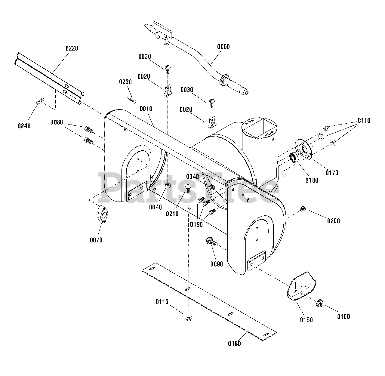 Craftsman C950-52913-0 (1695741) - Craftsman 27" Snow Thrower, Canada ...