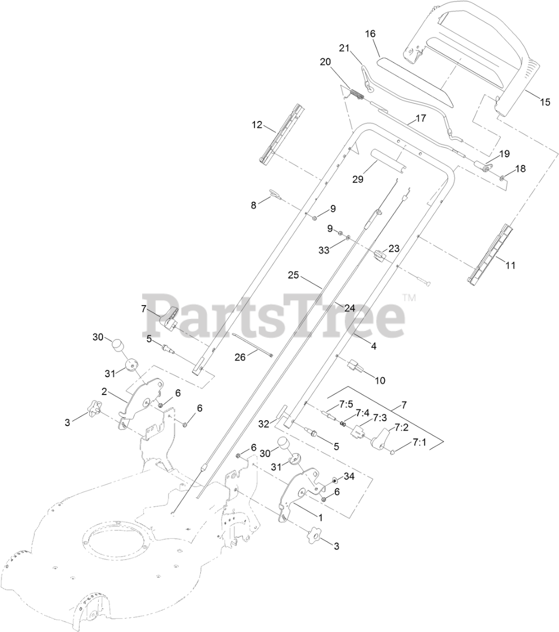 Toro 21387 - Toro Super Recycler Walk-Behind Mower (SN: 405700000 ...