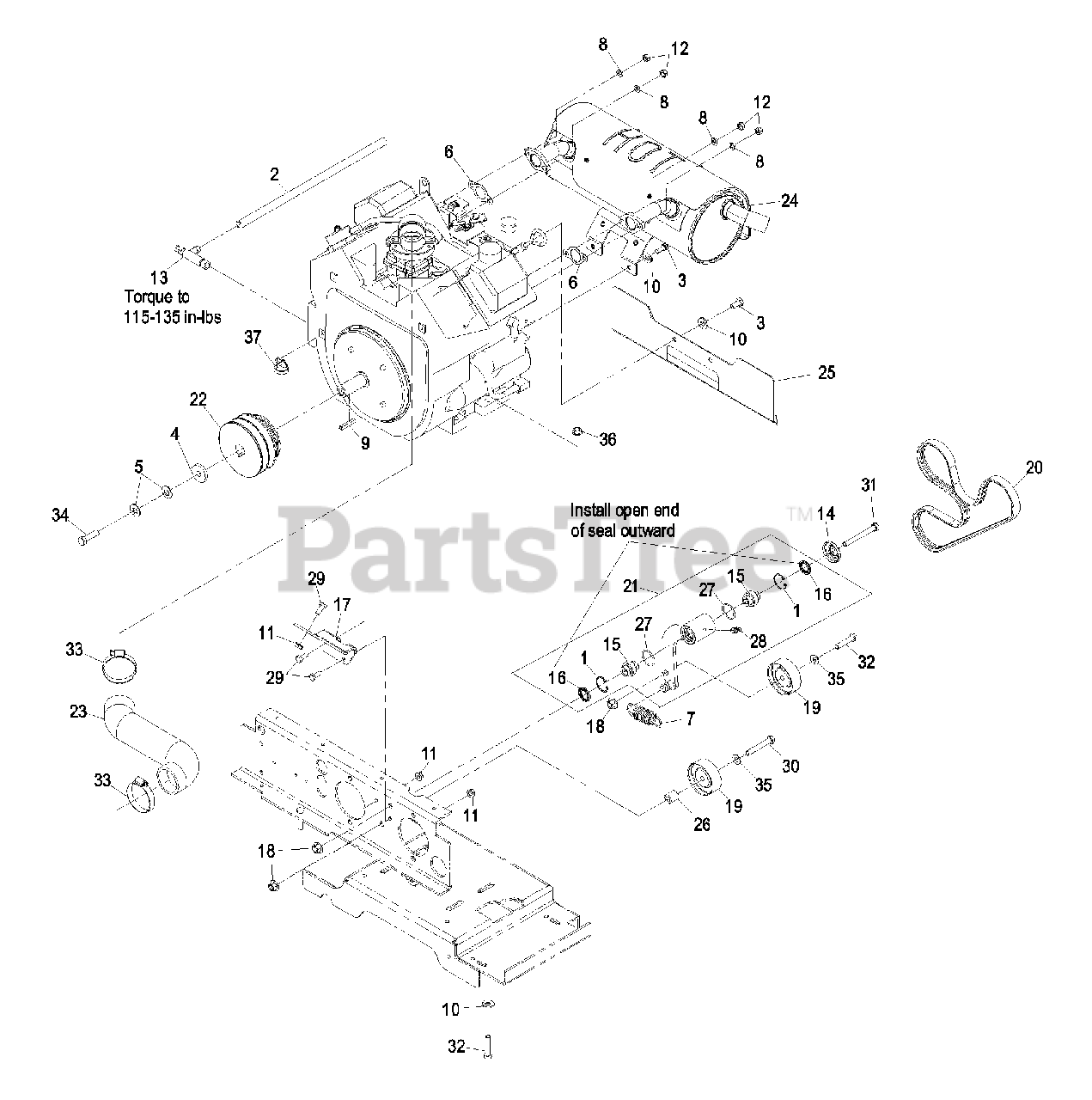 Exmark NAV27KC - Exmark Navigator Front Mount Mower, 27hp Kohler (SN ...