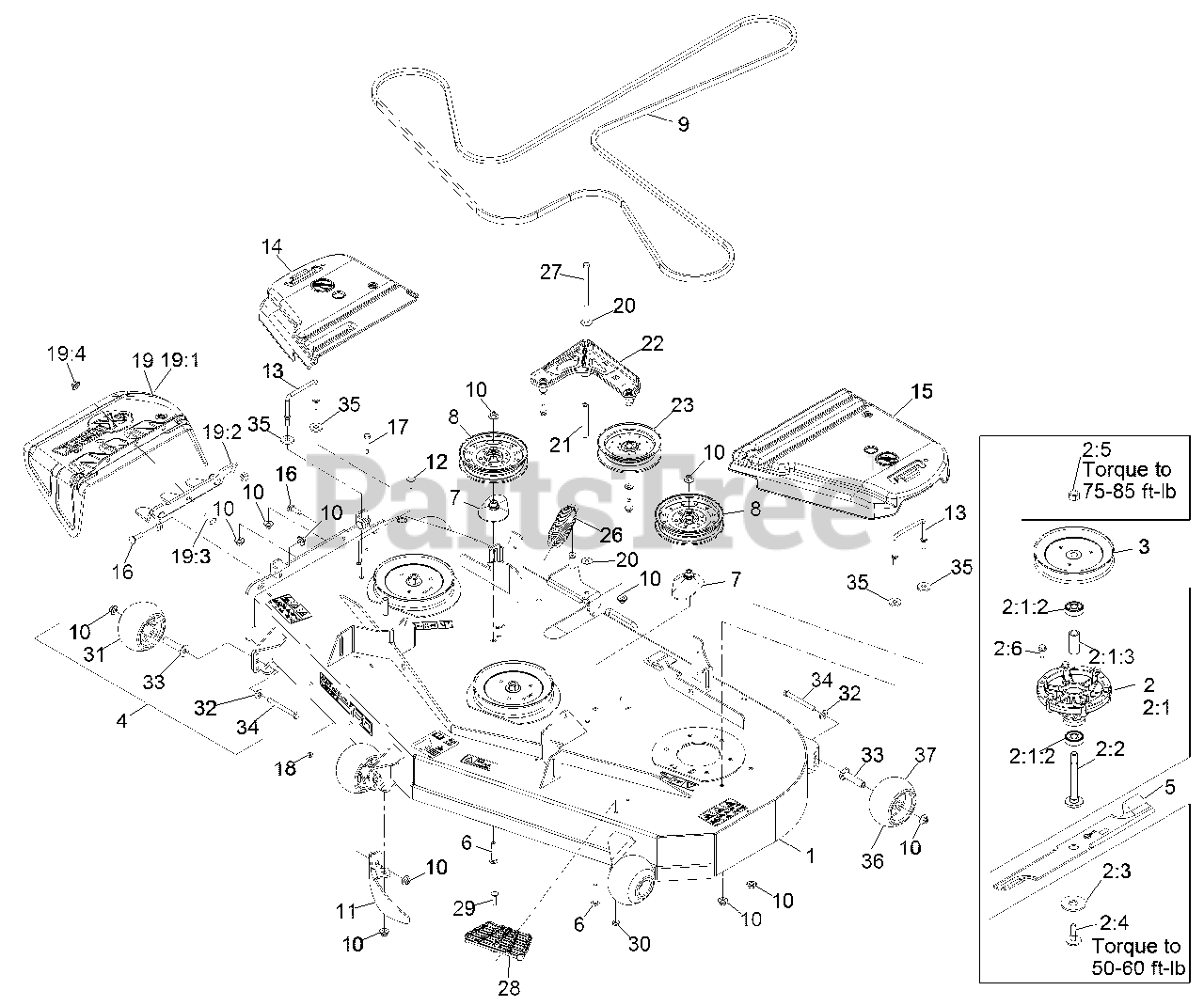 Exmark RAE708GEM60300 - Exmark 60" Radius E-Series Zero-Turn Mower ...