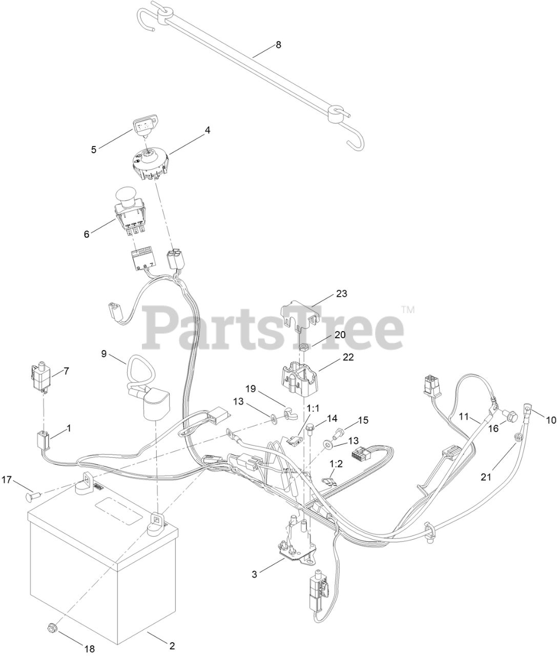 Toro 75740 (4200) - Toro 42" TimeCutter Zero-Turn Mower (SN: 410900000 ...