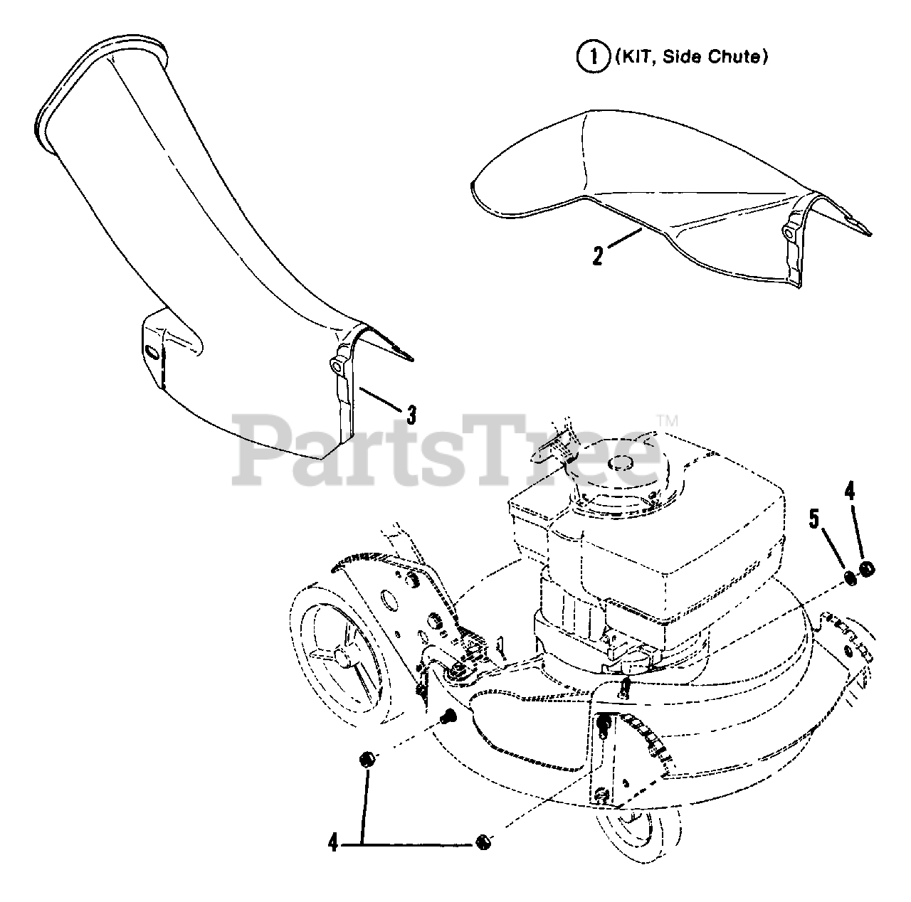 Snapper 21500PC (83774) - Snapper 21" Walk-Behind Mower, 5hp Side Chute ...