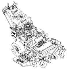 Exmark TTS481CKA36300 - Exmark 36" Turf Tracer S-Series Walk-Behind ...