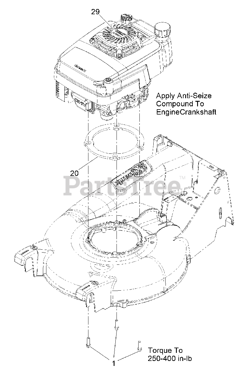 Exmark ECSKA21 - Exmark 21" Commercial S-Series Walk-Behind Mower ...