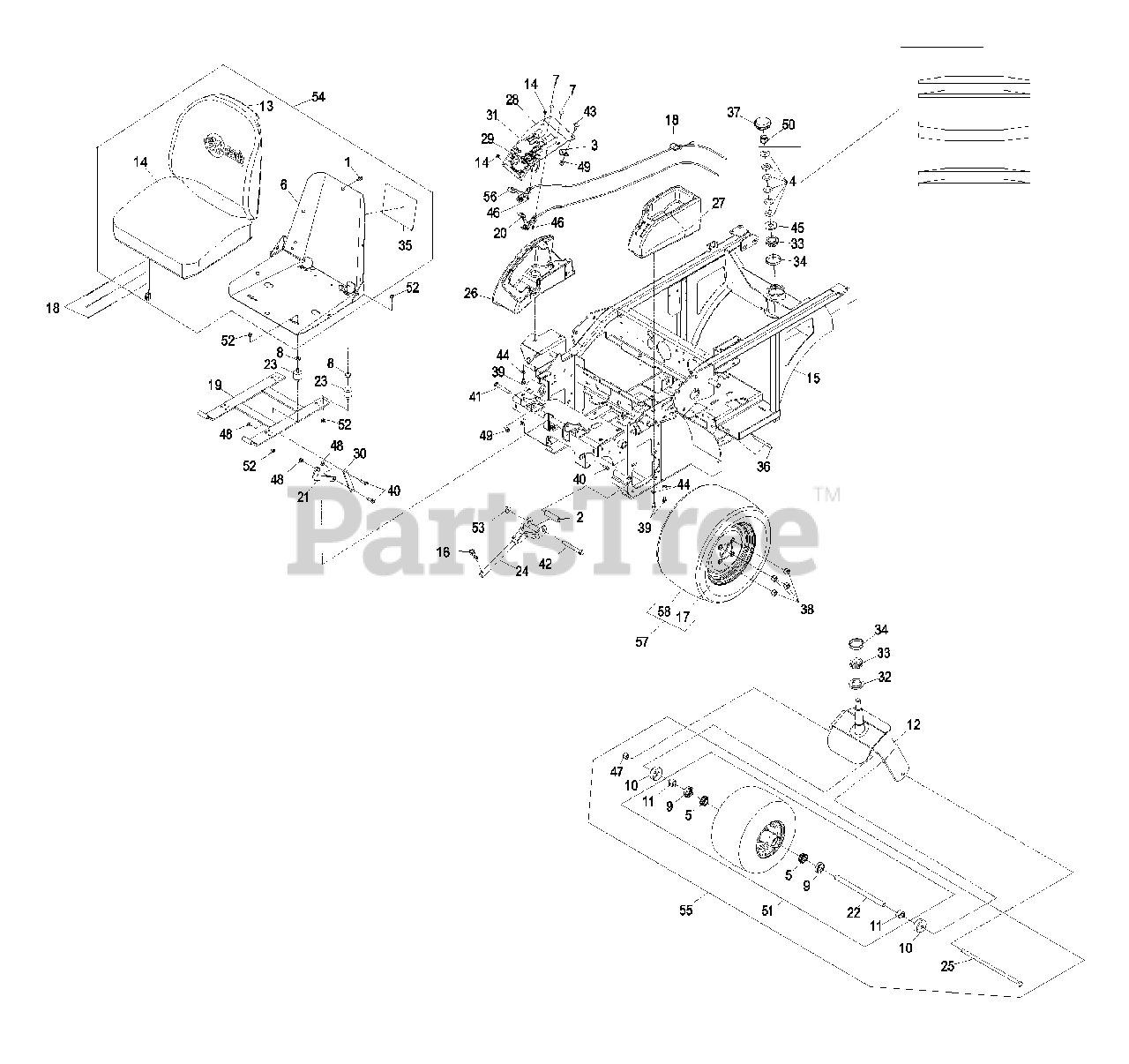 Exmark NAV20KC - Exmark Navigator Front Mount Mower, 20hp Kohler (SN ...