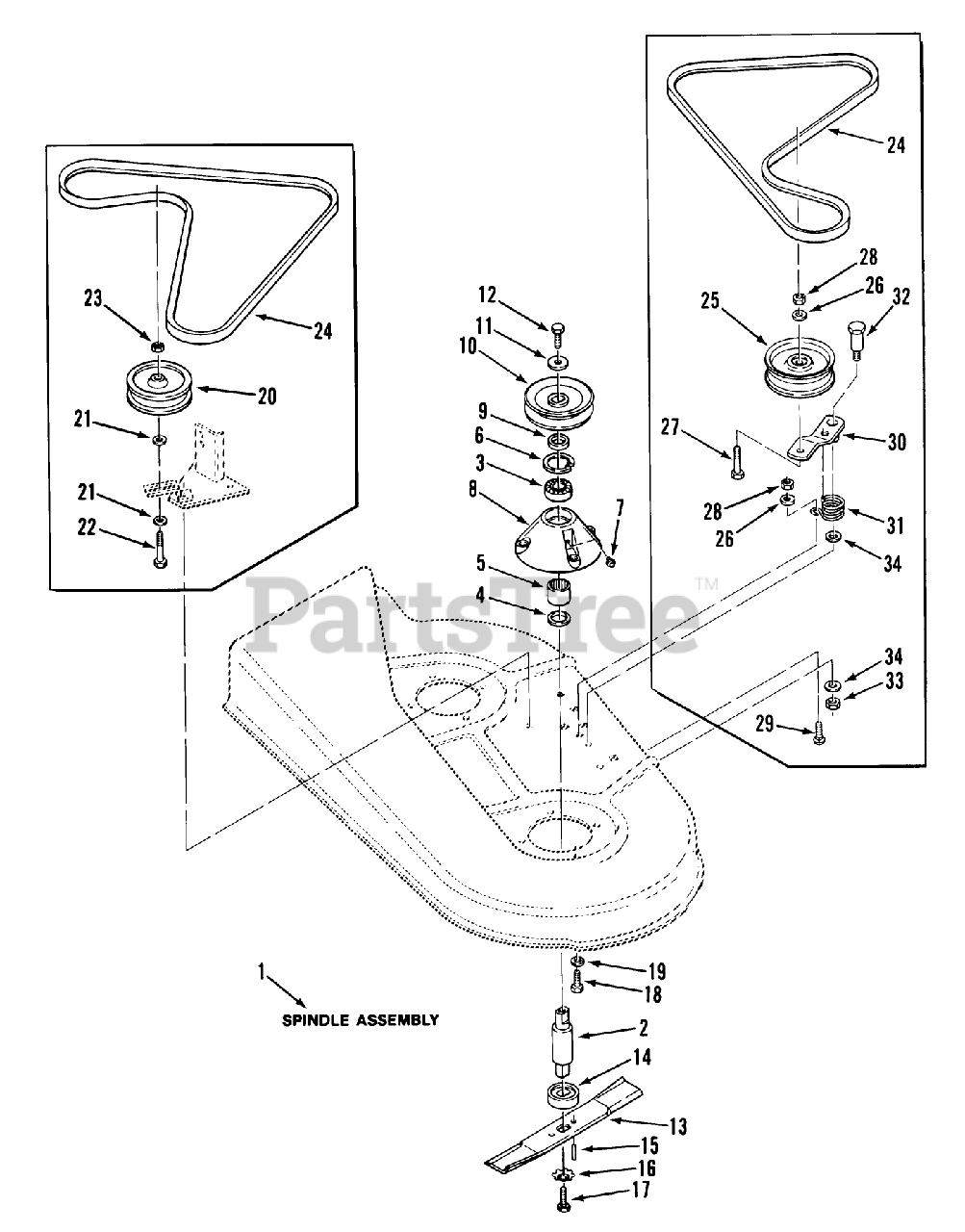 Toro 23-11BX01 (A-111) - Toro Rear-Engine Riding Mower (1982) 32 In/81 ...