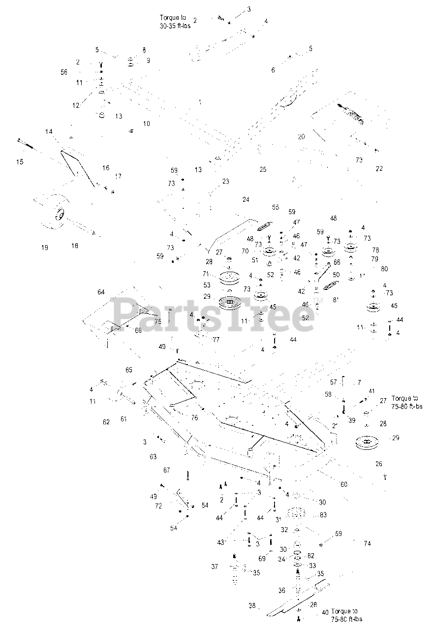 Exmark TR23KC - Exmark Turf Ranger Front Mount Mower, 23hp Kohler (SN ...