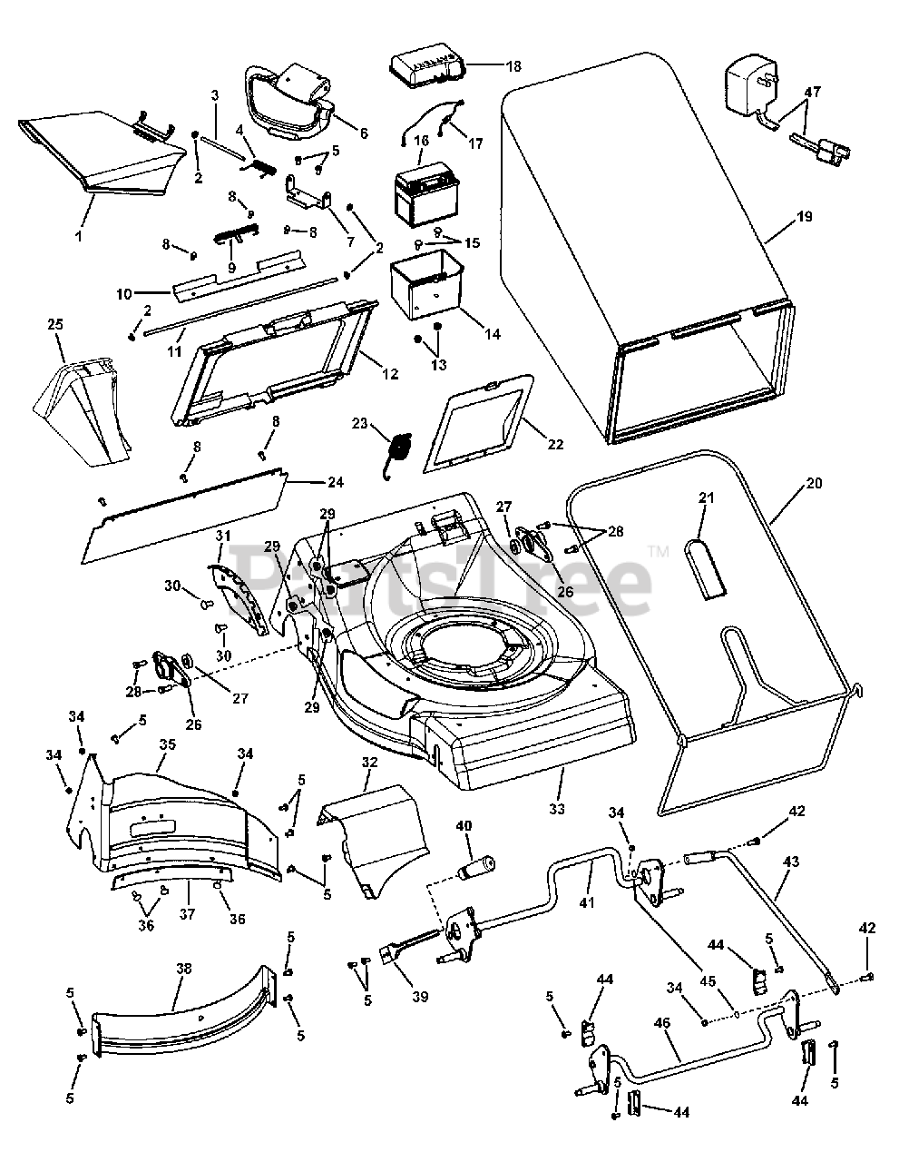 Snapper SPV 21675E (7800195) - Snapper 21" Walk-Behind Mower, 6.75hp ...