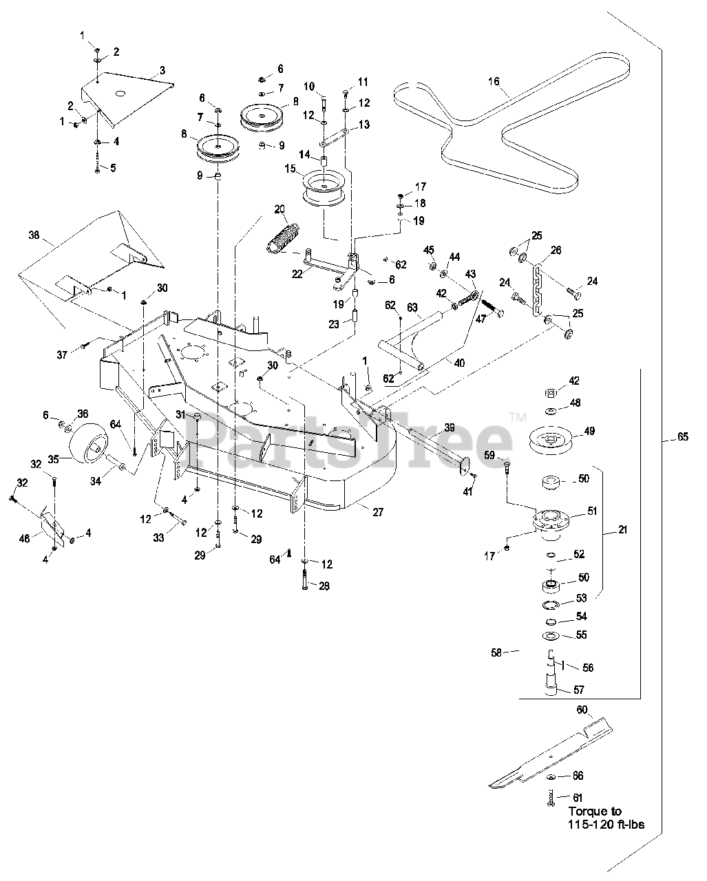Exmark LHP5223KA - Exmark 52" Lazer Z HP Zero-Turn Mower, 23HP Kawasaki ...