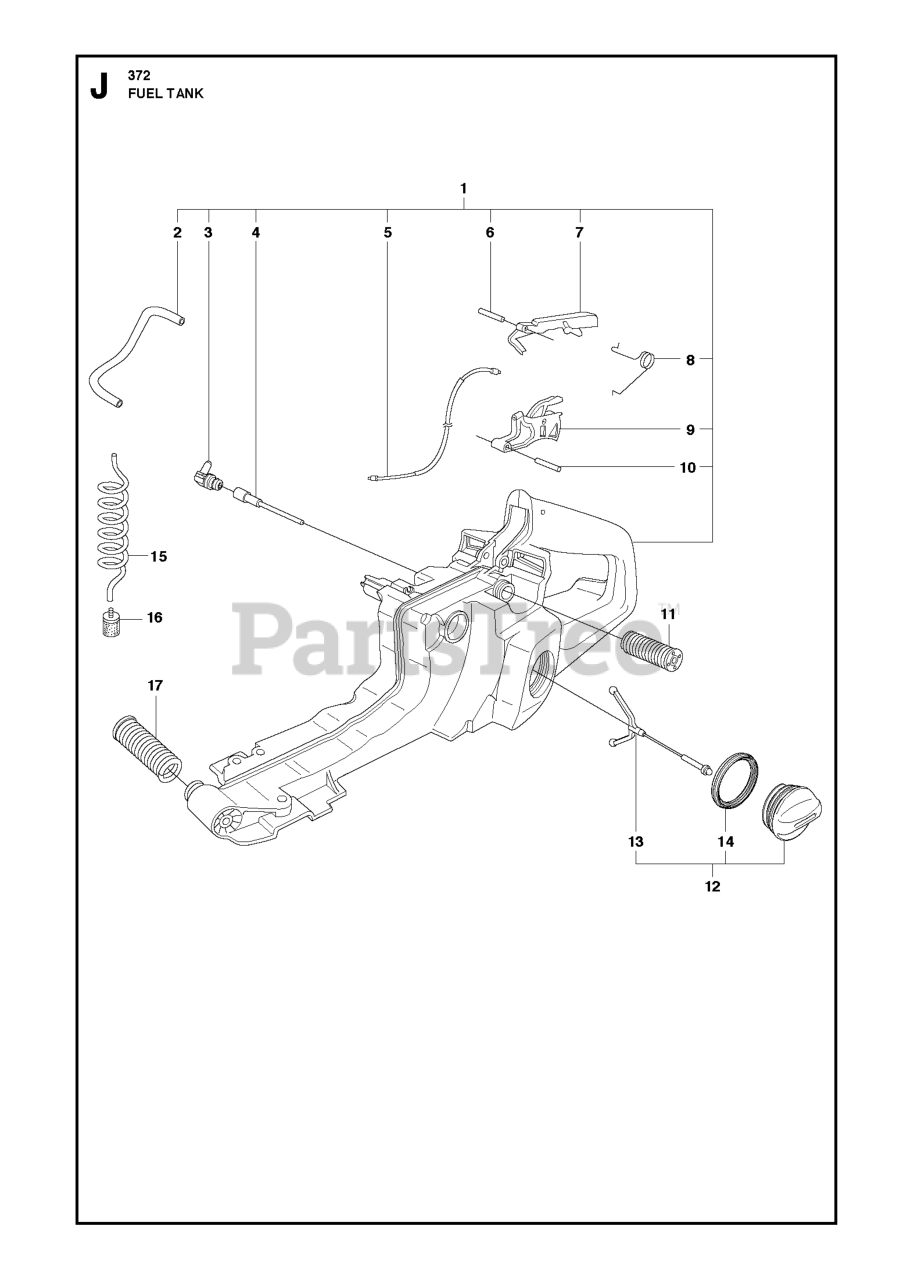 Husqvarna 372 XP/XPG - Husqvarna Chainsaw (SN: 20111800001 & Above ...