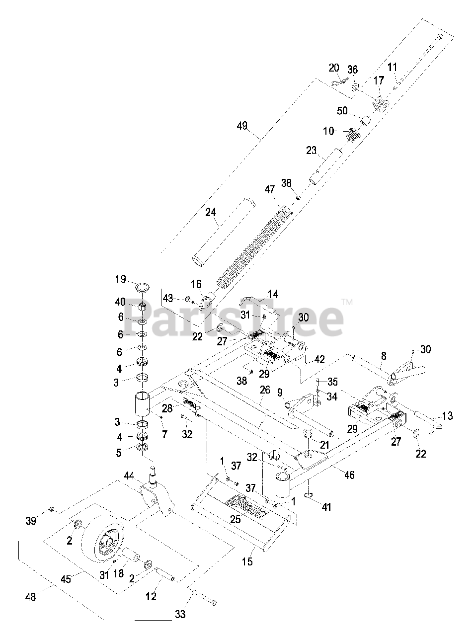 Exmark CD48CD - Exmark 48" Navigator Cutting Deck (SN: 000600000 ...