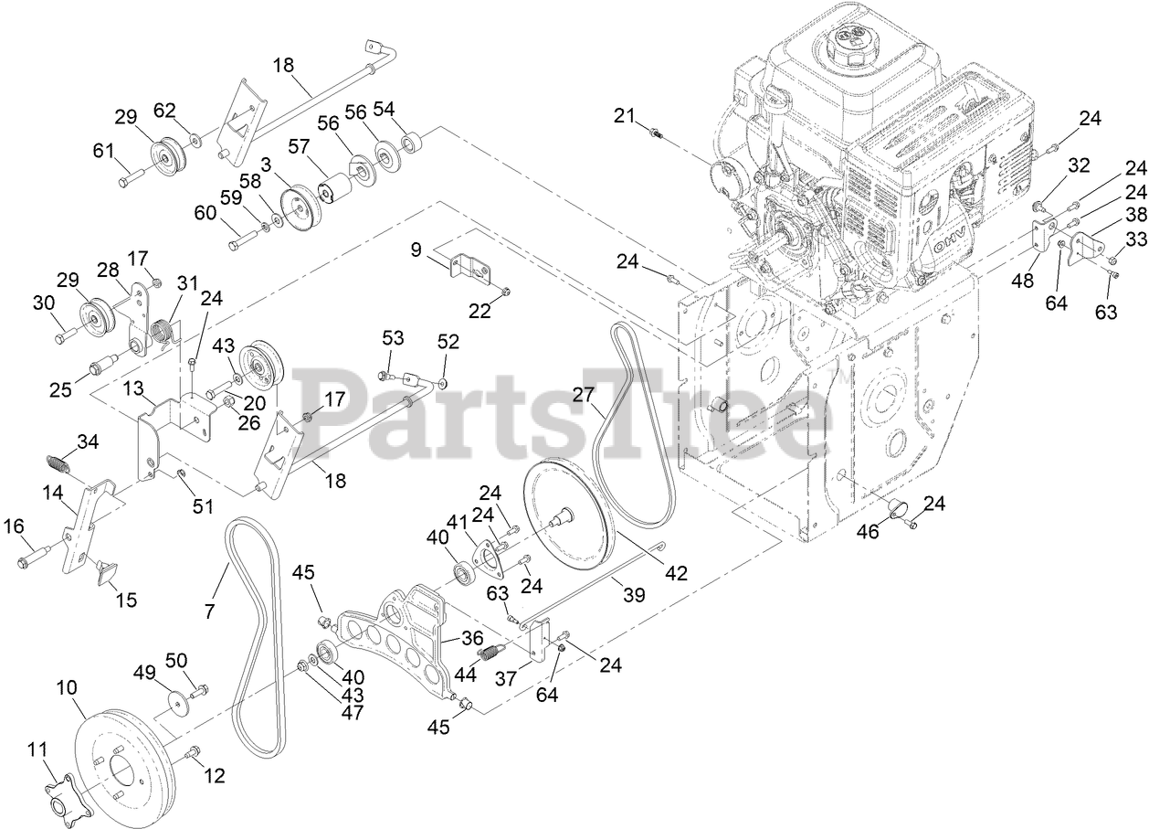 Toro 38838 (828 OAE) - Toro 28" Power Max Heavy-Duty Snow Thrower (SN ...