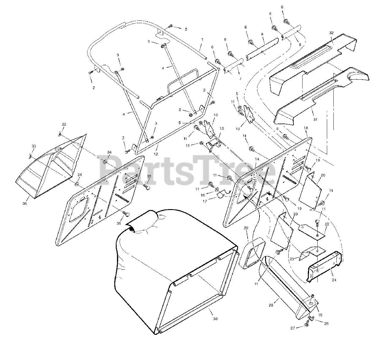 Hayter 13/30 (312006x11E) - Hayter Heritage 30" Lawn Tractor, Canada ...