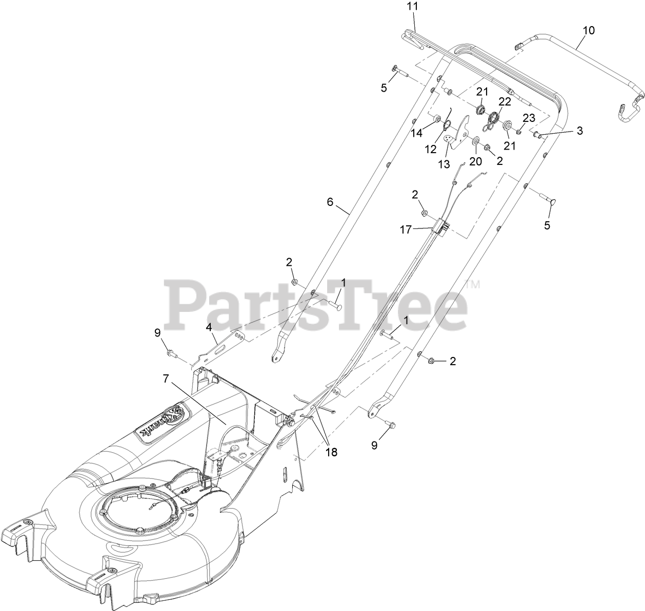 Exmark ECX180CKA210BC - Exmark 21" X-Series Walk-Behind Mower, Kawasaki ...