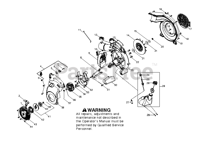RedMax HB 281 (967008301) - RedMax Handheld Blower (2011-09) HOUSING ...