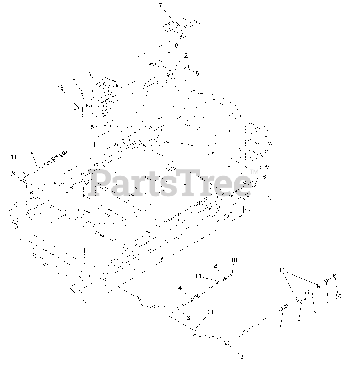 Exmark QTS708GEM50200 - Exmark 50" Quest S-Series Zero-Turn Mower ...