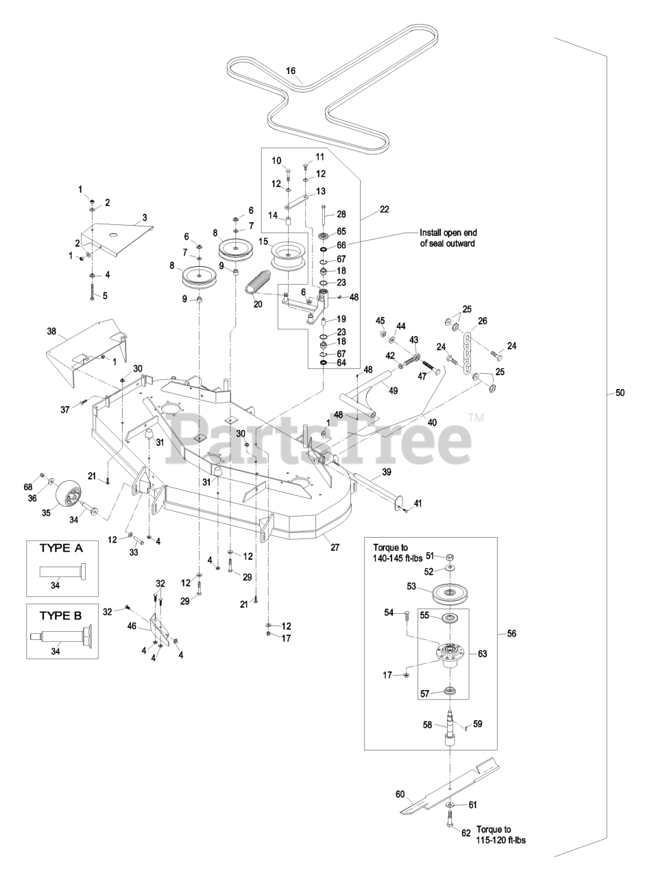 Exmark LHP5223KA - Exmark 52" Lazer Z HP Zero-Turn Mower, 23hp Kawasaki ...