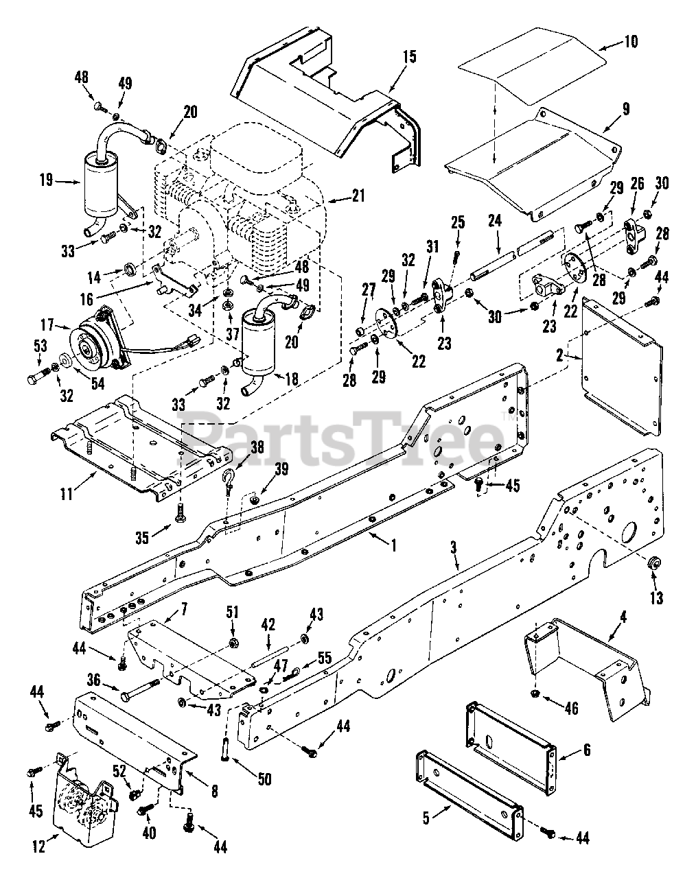 Snapper LT 12502 (82026) - Snapper Lawn Tractor, 12.5hp Frame, Engine ...