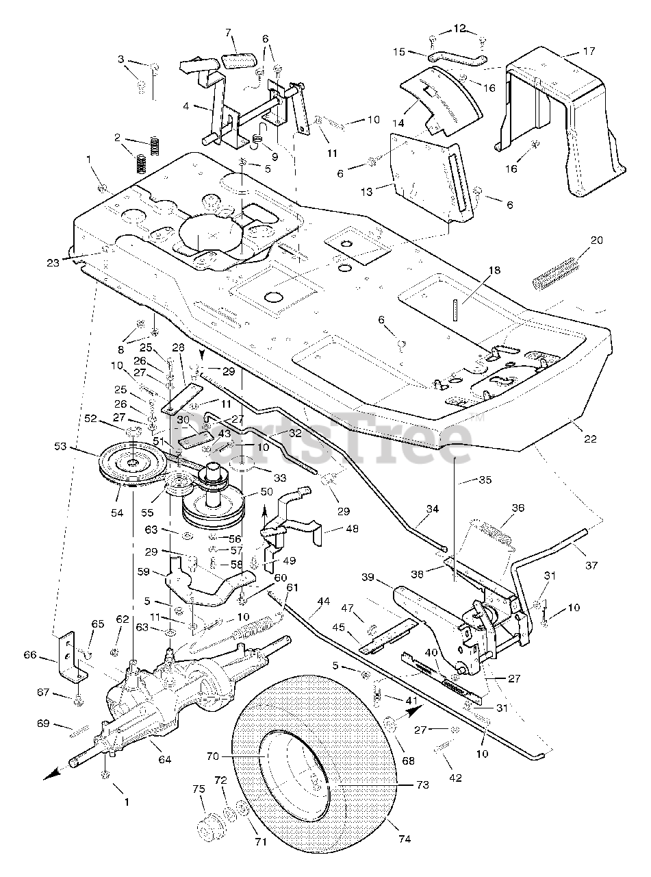 Murray 30560D - Murray 30" Rear-Engine Riding Mower (1996) Motion Drive ...