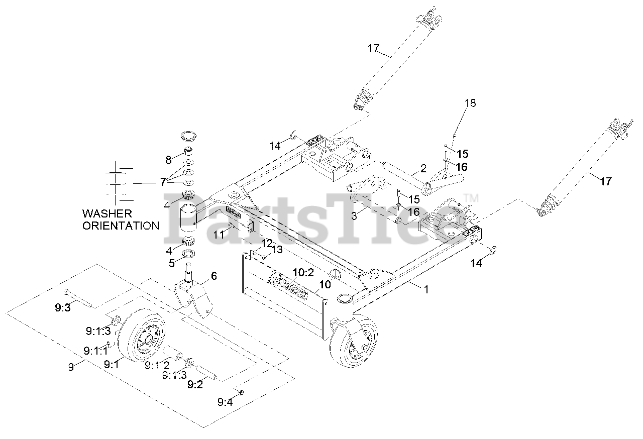 Exmark NVS730AKC48000 - Exmark 48" Navigator Front Mount Mower, Kohler ...