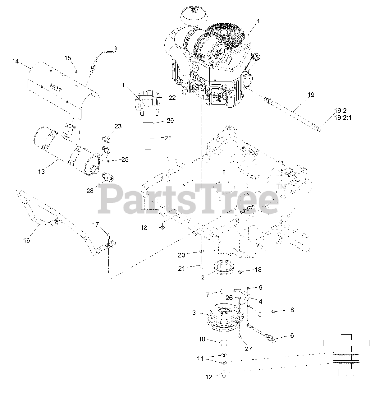 Exmark TTX650EKC60400 - Exmark 60" Turf Tracer X-Series Walk-Behind ...