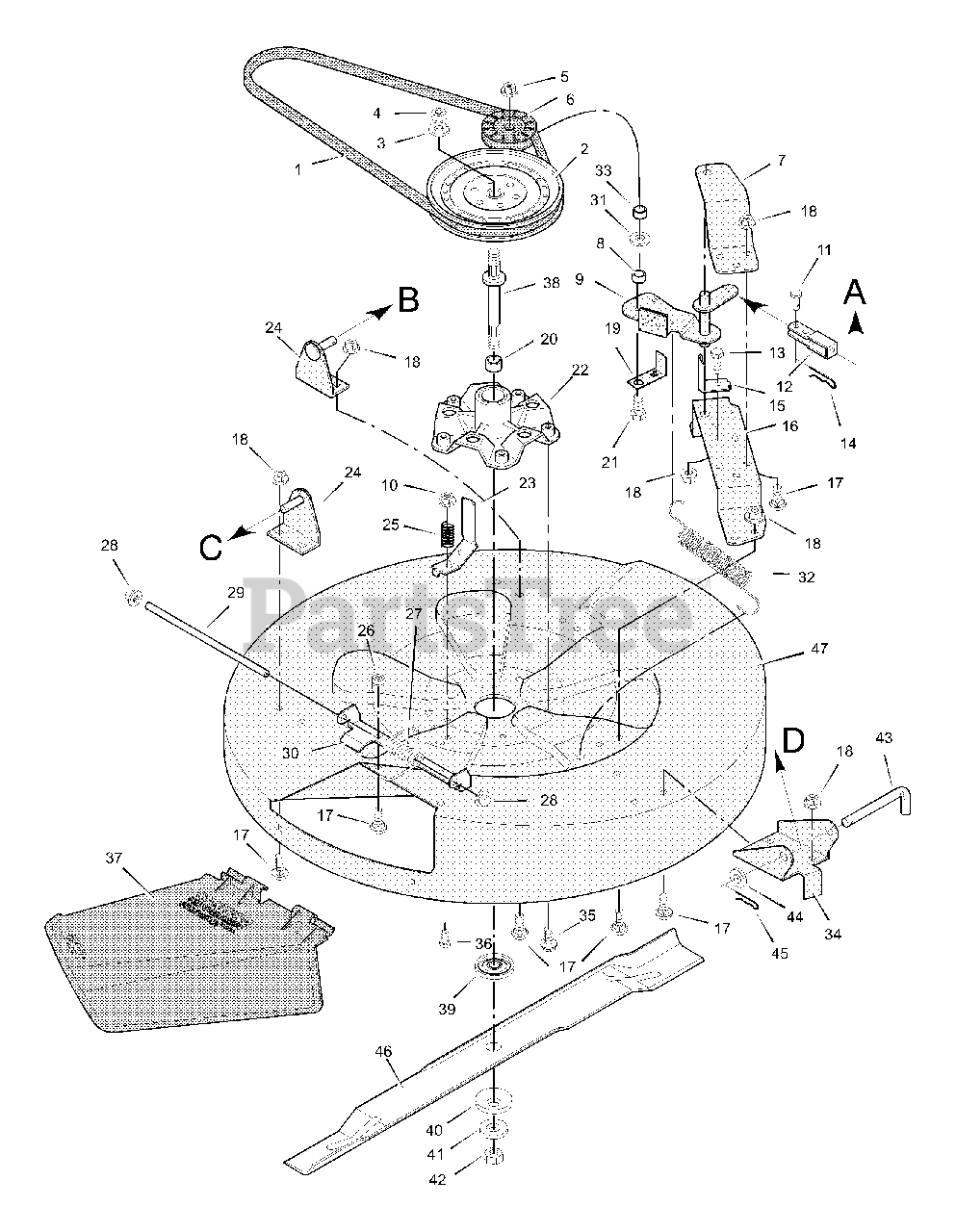 Murray 30505x92A - Murray 30" Rear-Engine Riding Mower (2000) Mower ...