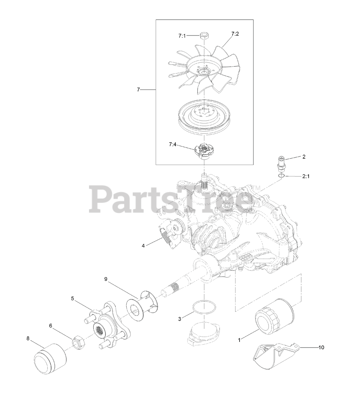 Exmark RAE708GEM48300 - Exmark 48" Radius E-Series Zero-Turn Mower ...