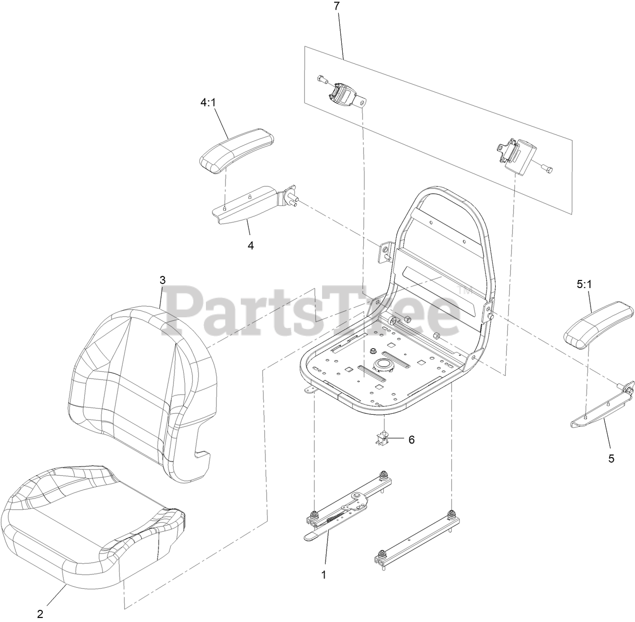 Exmark RAE708GEM52300 - Exmark 52" Radius E-Series Zero-Turn Mower ...