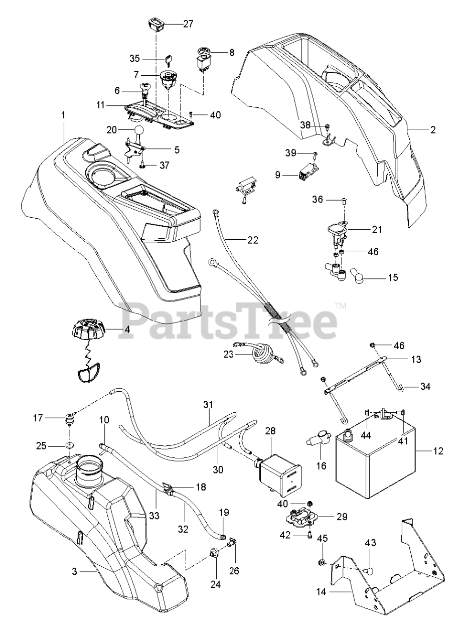Husqvarna Z 242 F (967271901-01) - Husqvarna 42" Zero-Turn Mower (2017 ...