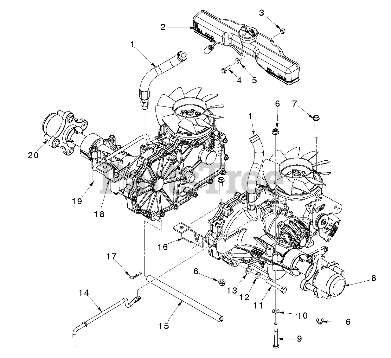 Husqvarna MZ 54 (970455801-00) - Husqvarna 54" Zero-Turn Mower (2019-12 ...
