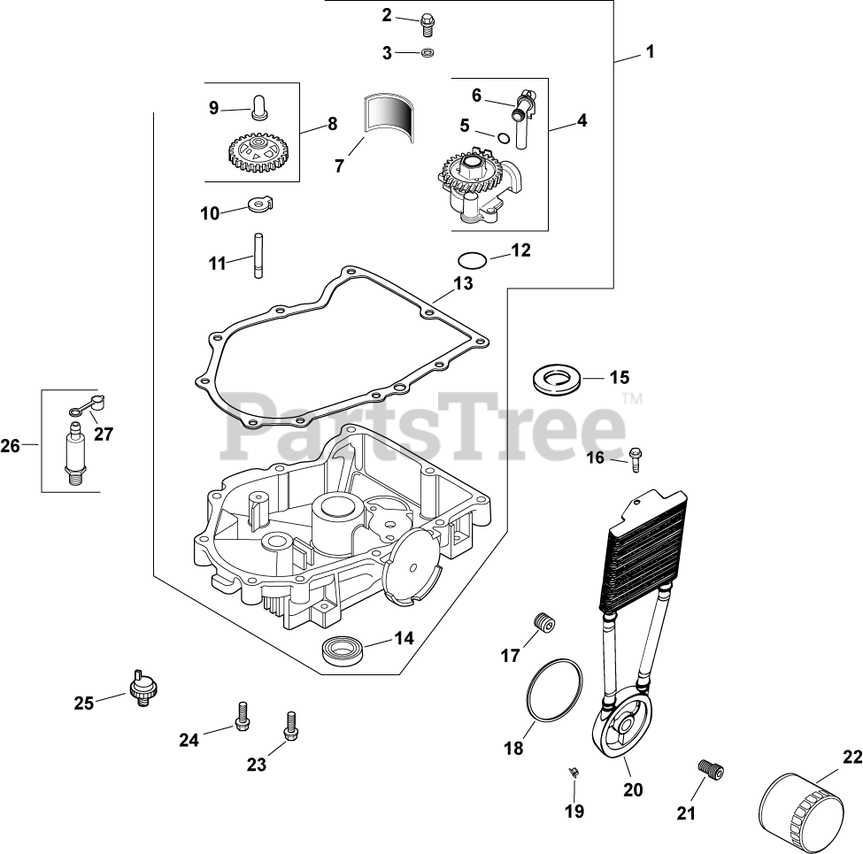 Kohler CV750-0014 - Kohler Command PRO Engine, Made for Bad Boy, 27hp ...