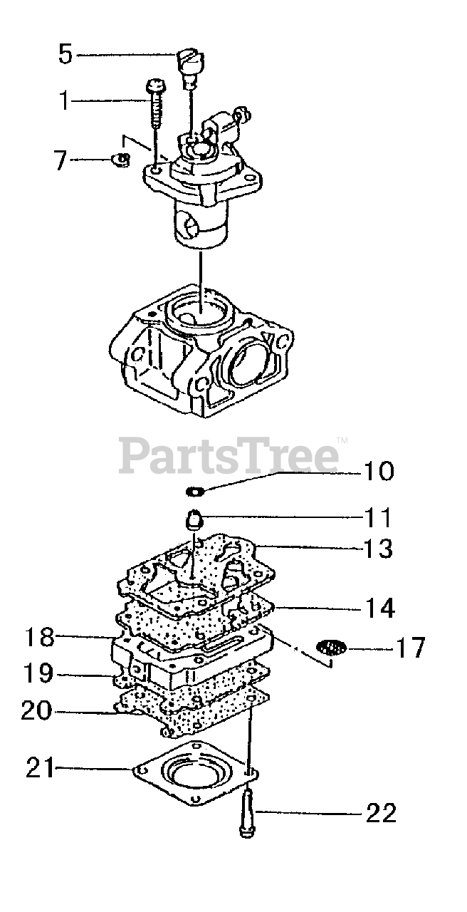 Tanaka TBC-2211 - Tanaka String Trimmer Carburetor (Part 1) Parts ...