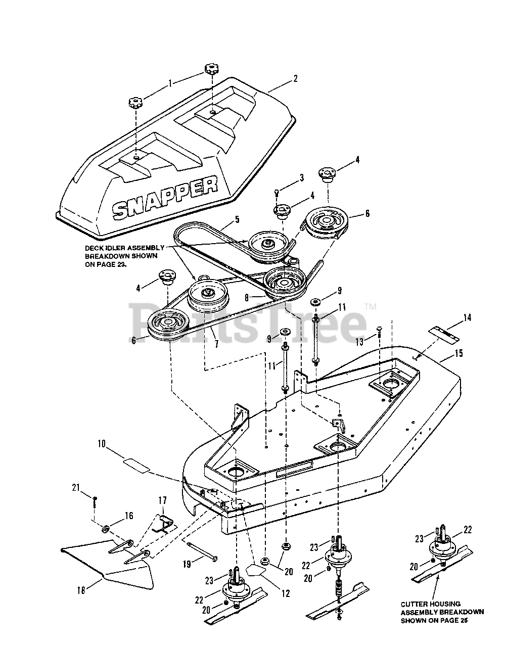 Snapper PL 71254KV (80685) - Snapper Walk-Behind Mower, 12.5hp 48 ...