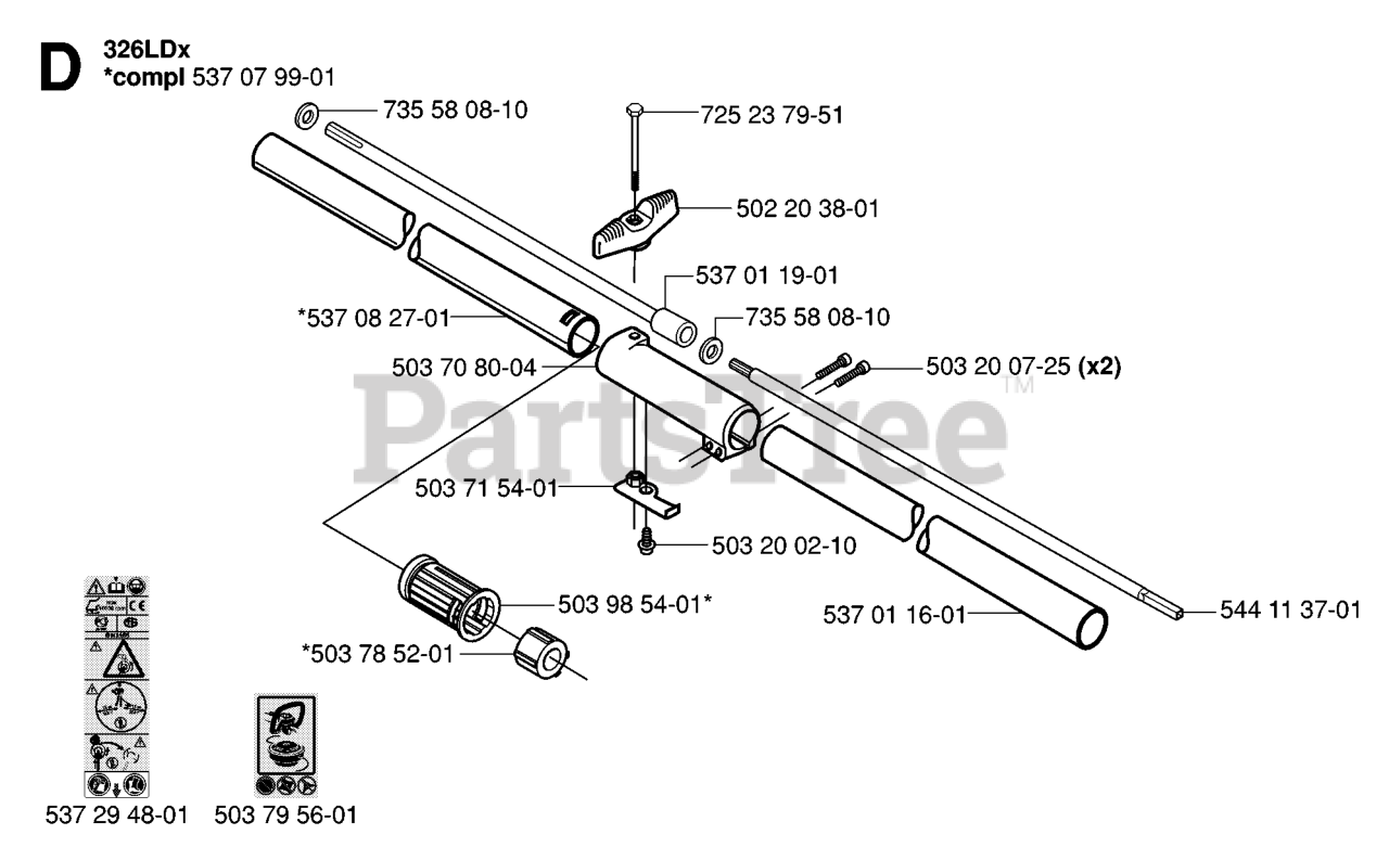 Husqvarna 323 R - Husqvarna String Trimmer (SN: 20061400001 ...